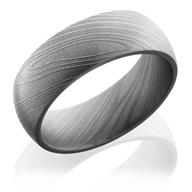 Lashbrook Plain Damascus Steel Mens Wedding bands. Diamond Engagement ...