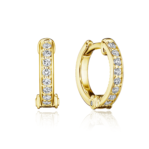 Verragio Yellow Gold Diamond Earrings. Arthur's Jewelers - Twin Cities ...