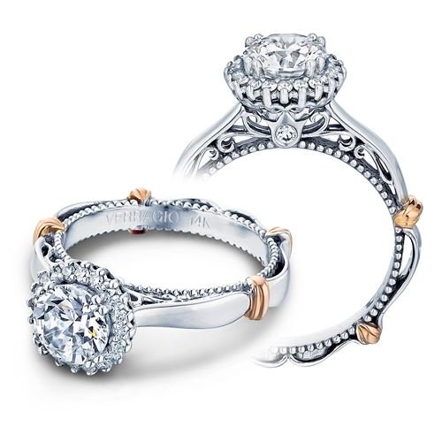 Verragio Halo White Gold Diamond Engagement Ring. Arthur's Jewelers ...