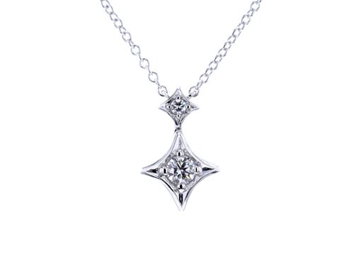 Arthurs Collection White Gold Diamond Necklaces. Arthur's Jewelers ...