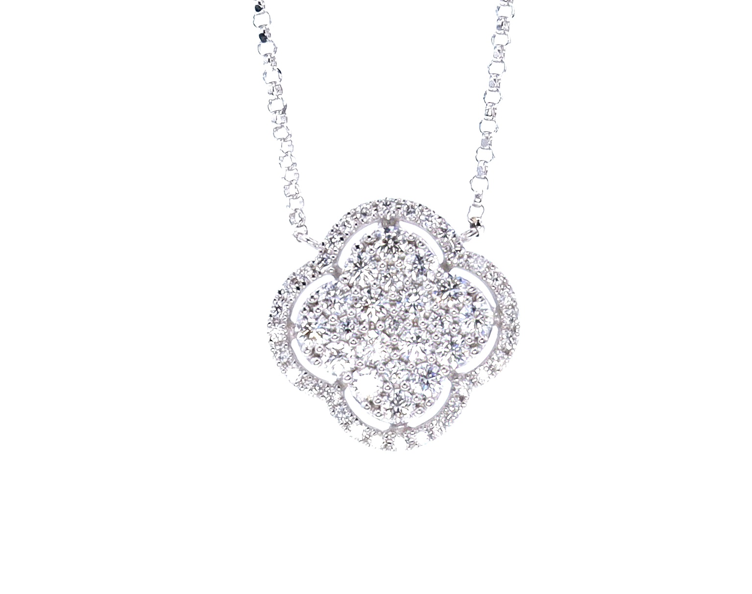 Arthurs Collection 18K - White Gold Diamond Necklaces. Arthur's ...