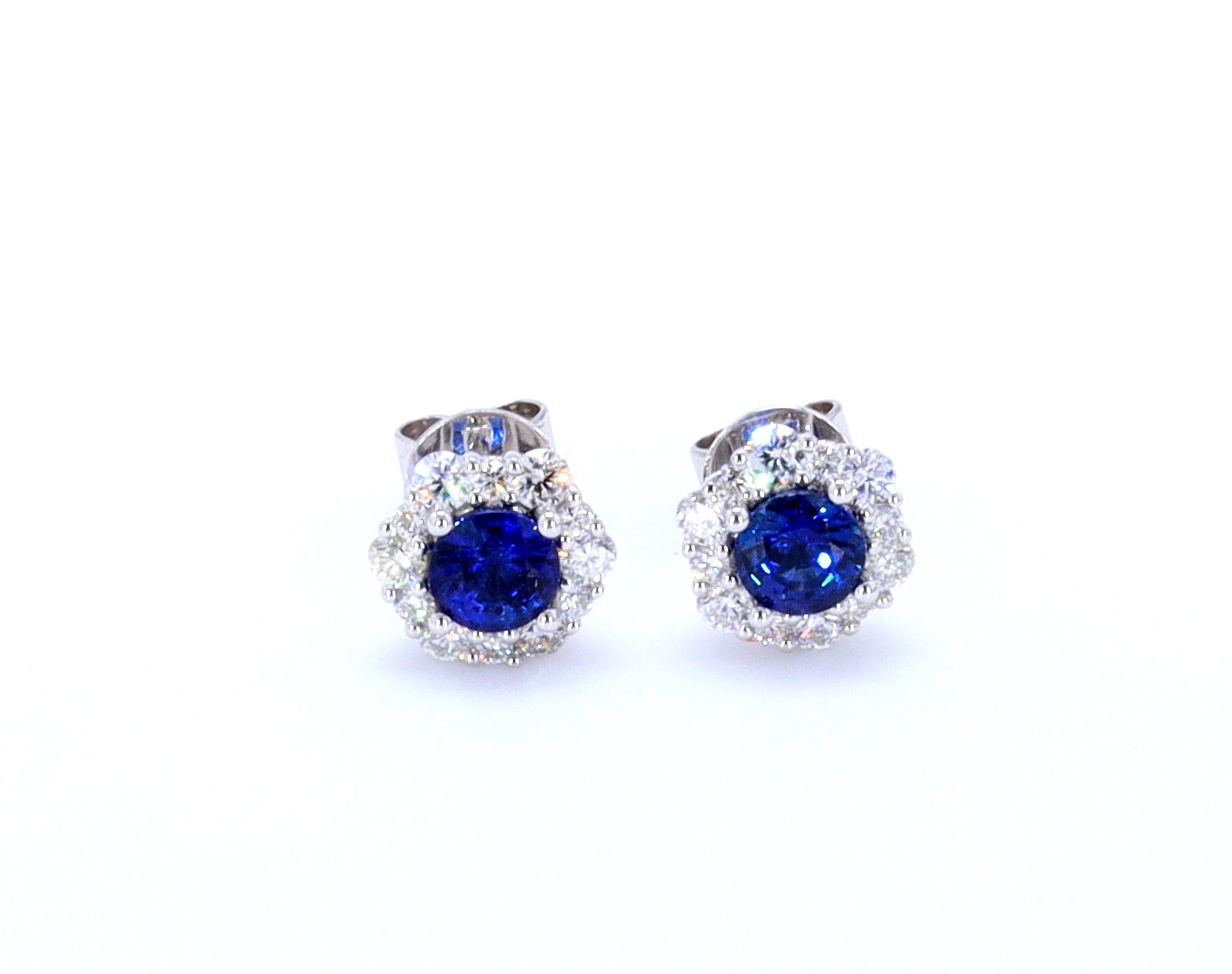 Arthurs Collection 18K - White Gold Gemstone Earrings. Arthur's ...