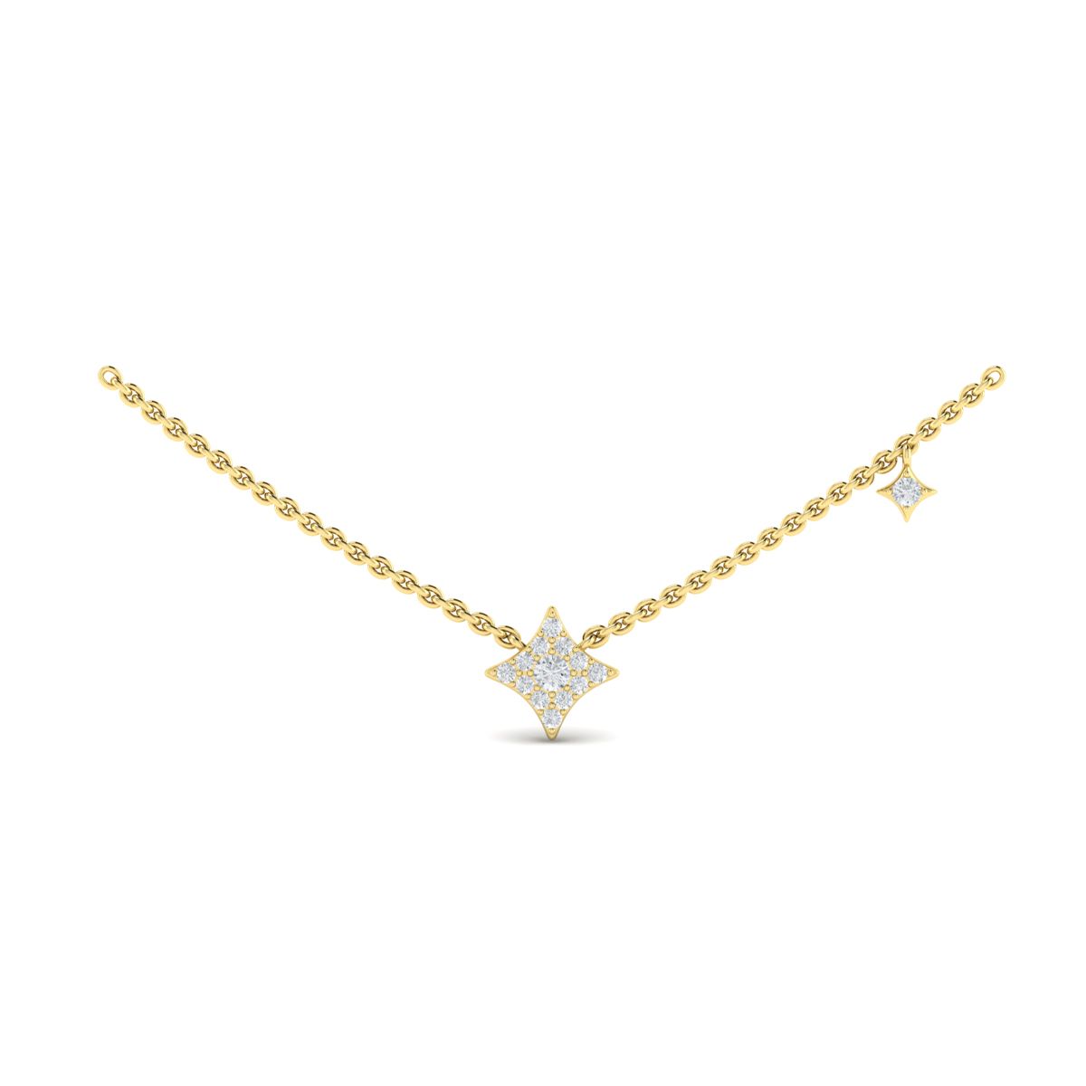 Arthurs Collection Yellow Gold Diamond Necklaces. Arthur's Jewelers ...