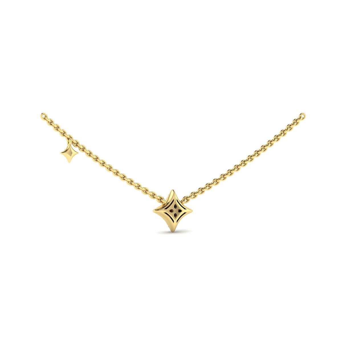 Arthurs Collection Yellow Gold Diamond Necklaces. Arthur's Jewelers ...